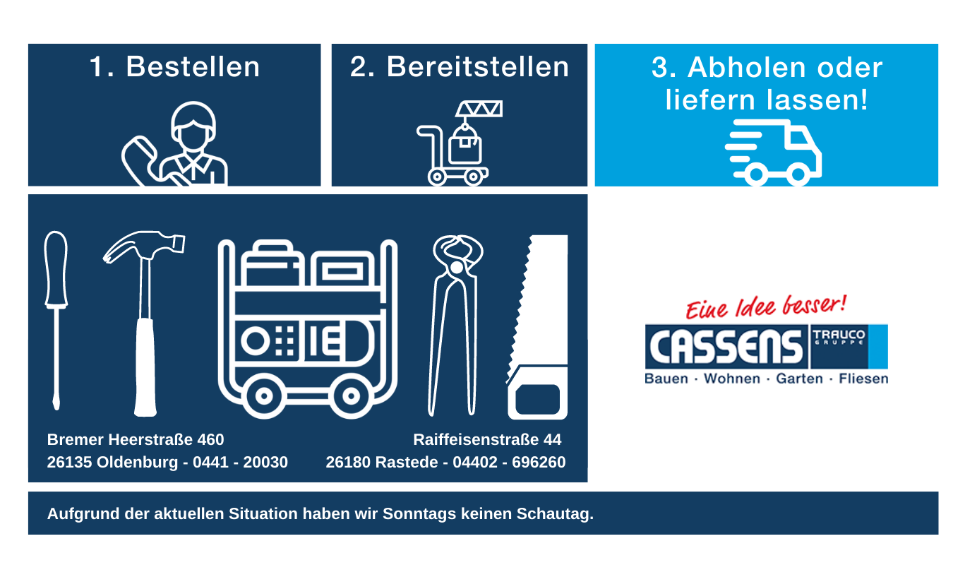 Cassens: Bauen - Wohnen - Garten - Fliesen